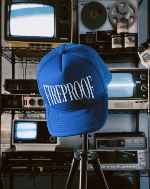 Fireproof Aurora Blue Trucker Hat – Fireproof Coffee